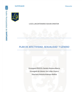 Plan de Afectividad, Sexualidad y Género – Liceo 4 Bicentenario Isaura Dinator